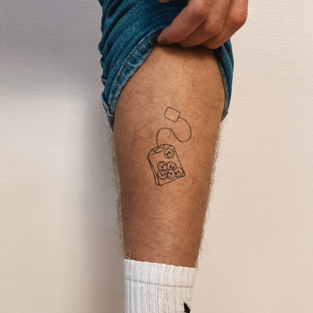 Tea bags with smileys - New Technology | Temporary Tattoo | inkster ...