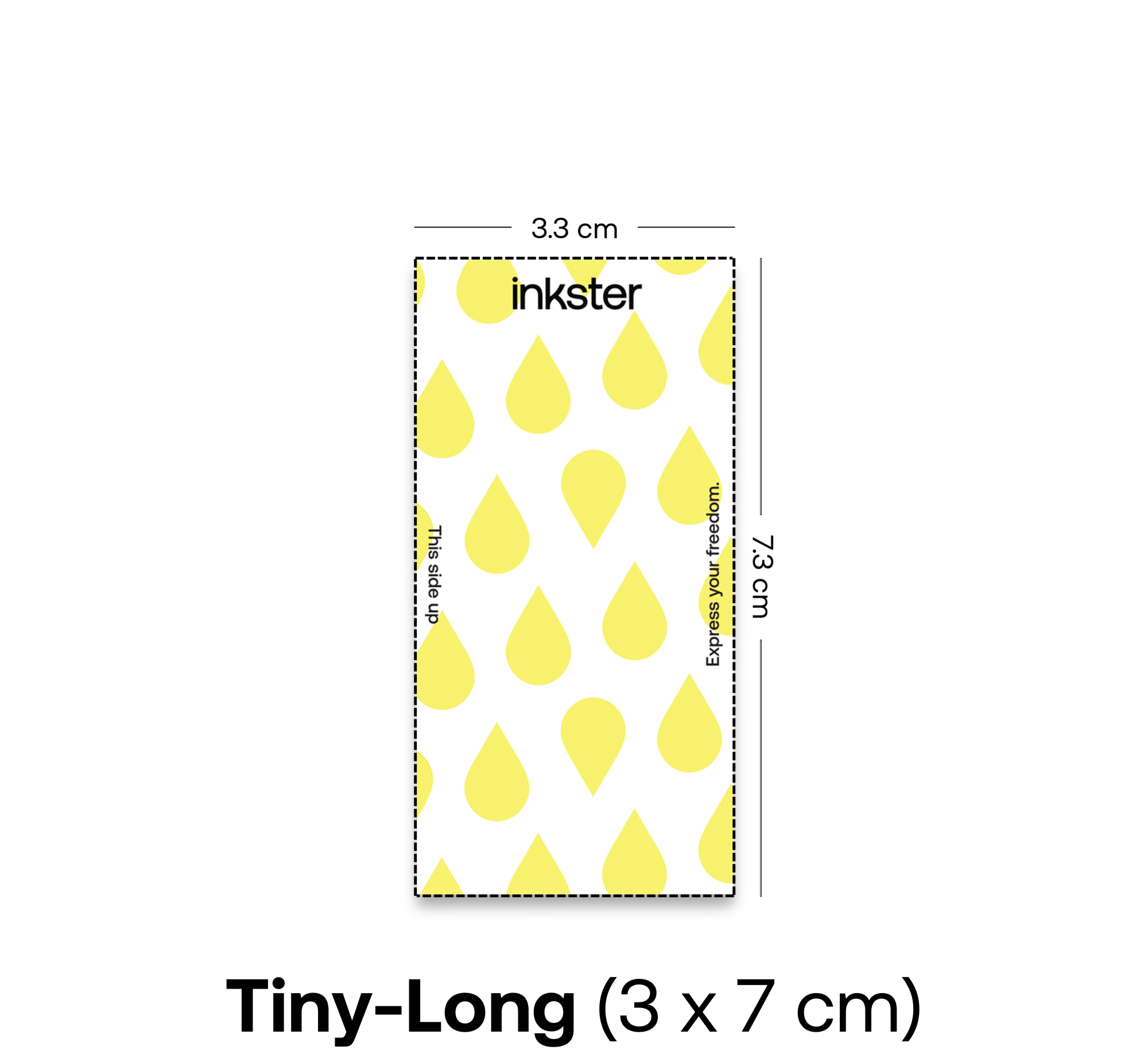 Customizable tattoos tiny-long | Temporary Tattoo | inkster – Inkster